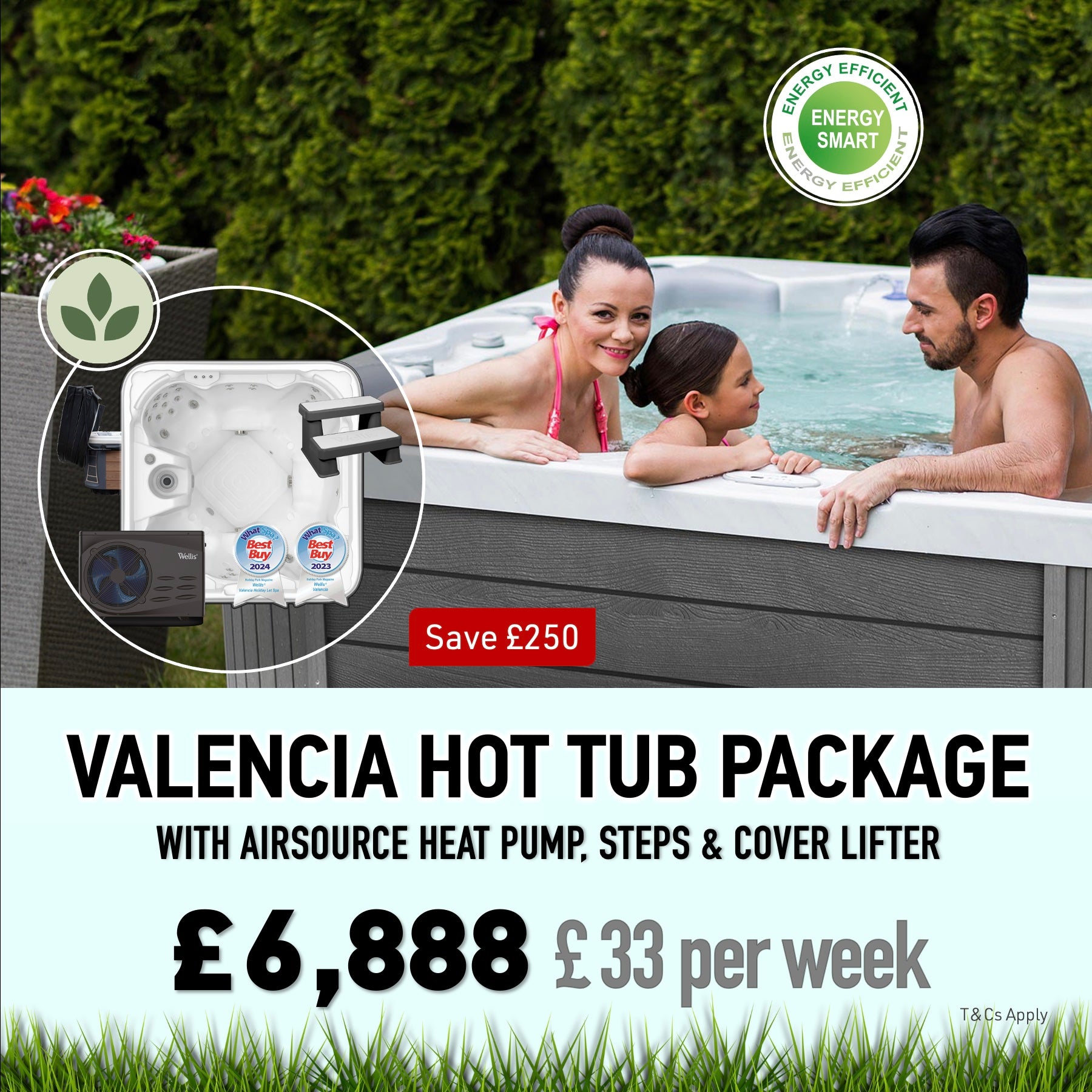 Valencia Luxury Package – Wellis Hot Tubs Ltd.